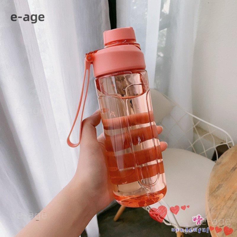 大容量 水筒 直飲み プラスチックボトル 体操 ヨガ トレーニング 600ml 800ml 水筒 軽い 便利 オシャレ ins風 子供 大人 運動水筒 スポーツ ボトル コップ :kka ...