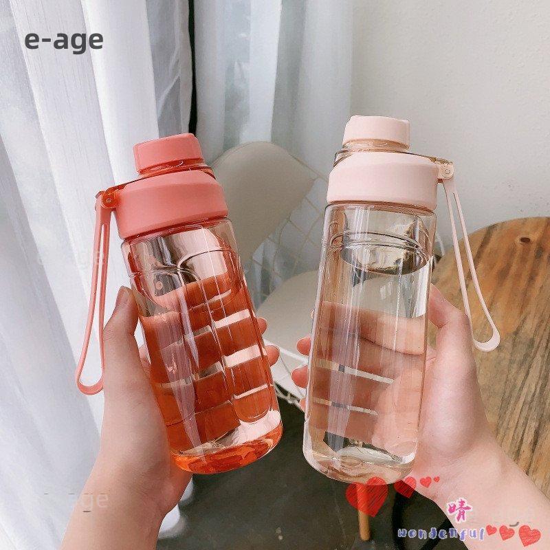 大容量 水筒 直飲み プラスチックボトル 体操 ヨガ トレーニング 600ml 800ml 水筒 軽い 便利 オシャレ ins風 子供 大人 運動水筒 スポーツ ボトル コップ :kka ...