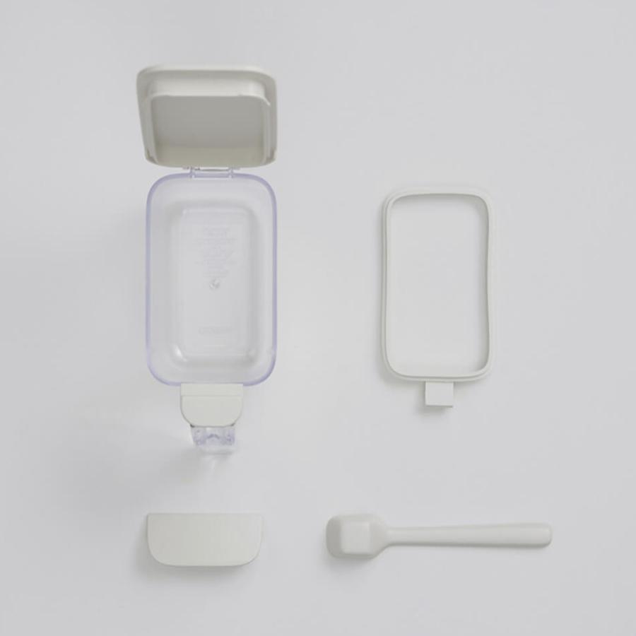 marna マーナ 調味料ポット 370ml 2個セット 調味料 ケース 入れ キャニスター 保存容器 容器 保存 密閉 スプーン付き K736 爆買 : ヤマソロ ホームライフ店 - 通販 ...