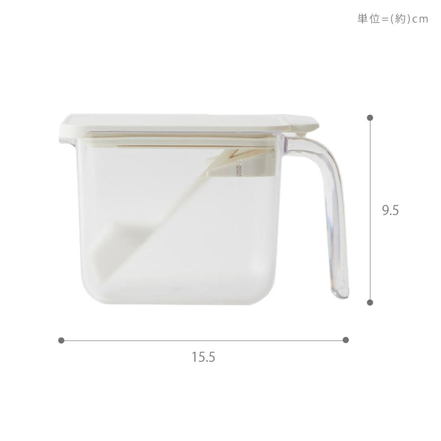 marna マーナ 調味料ポット ワイド 600ml 3個セット 調味料ケース 調味料入れ キャニスター 容器 ケース 保存 密閉 スプーン付き K775 : ヤマソロ ホームライフ店 ...