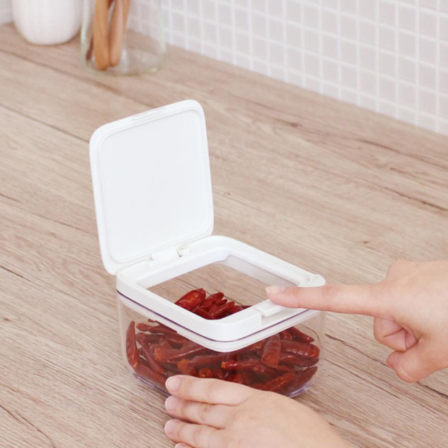 marna マーナ 保存容器 ショート 450mL K764 GOOD LOCKCONTAINER パッキン付 ワンタッチ ごま 調味料入れ 調味料ケース 食品保存容器 収納 :3154 ...