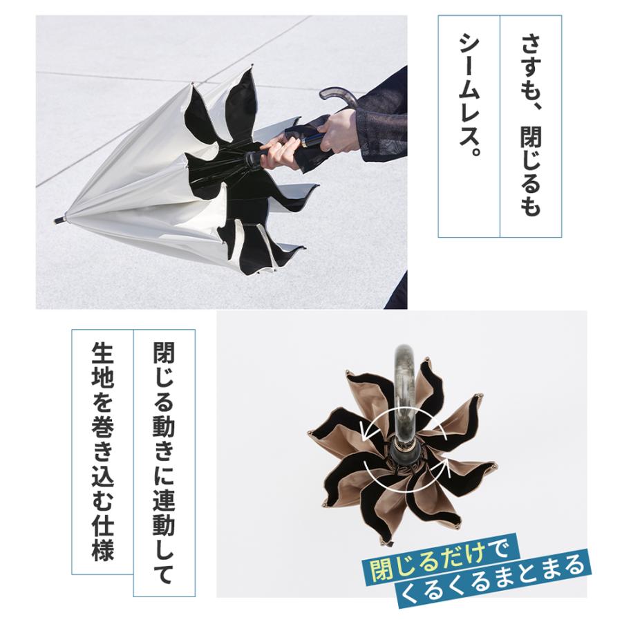marna Shupatto たたまない 日傘 シュパット アンブレラ UV 55cm 長傘 小さめ 晴雨兼用 uvカット 遮光 遮熱 99.9% 16本骨 S509 マーナ : ヤマソロ ...