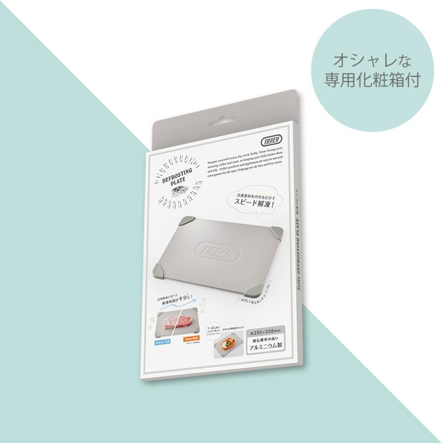 Toffy toffy トフィー 解凍プレート 急速解凍 冷解食品解凍 粗熱 K-KU23 家庭用 急速 解凍 肉 魚 お弁当 粗熱取り ...