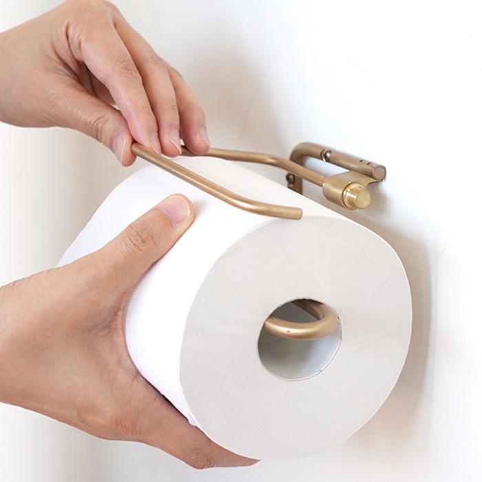 8/31はP最大+21％還元！ ren ブラス トイレットペーパーホルダー シングル おしゃれ 真鍮 1連 トイレ 一連 DIY 紙巻器 パーツ レン L2178 アクシス axcis 爆買 ...