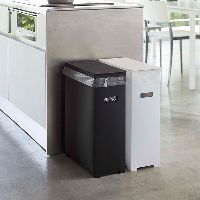 tower 山崎実業 公式 タワー 蓋付き ゴミ箱 45L ゴミ袋用 2個組 スリム おしゃれ 分別 ダストボックス ごみ箱 35L 高さ調節 5205 5206 5332 : ヤマソロ ...