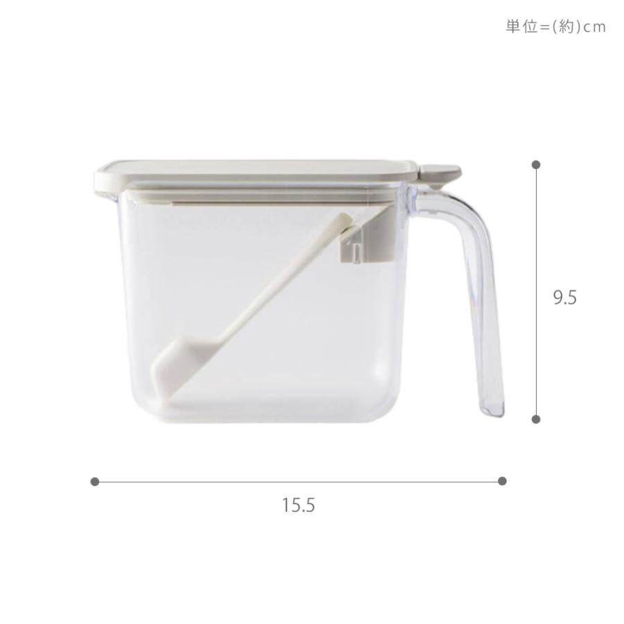 marna マーナ 調味料ポット 370ml 2個セット 調味料 ケース 入れ キャニスター 保存容器 容器 保存 密閉 スプーン付き K736 : ヤマソロ Yahoo!店 - 通販 ...