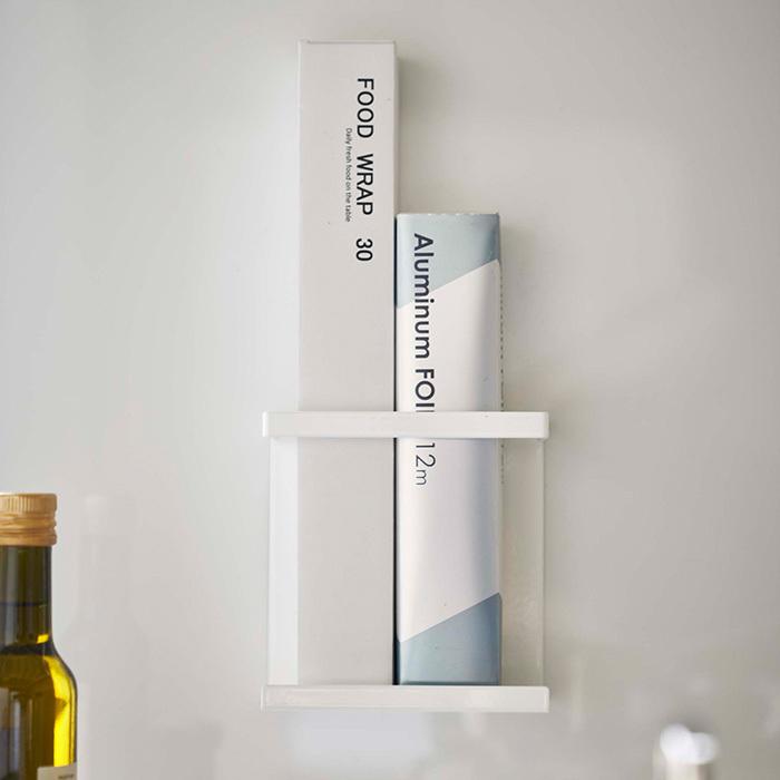 山崎実業 公式 タワー マグネットラップホルダー スリム tower おしゃれ 磁石 ラップスタンド ラップ立て アルミホイル ポリ袋 5144 5145 :3605-4070:ヤマソロ ...