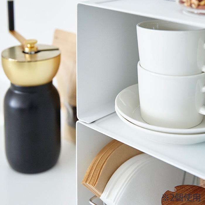 山崎実業 公式 タワー キッチンスチール コの字ラック L tower 調味料ラック 食器 スパイス キッチン小物スタッキング可能 3791 3792 : 3605-4860 : ヤマソロ ...