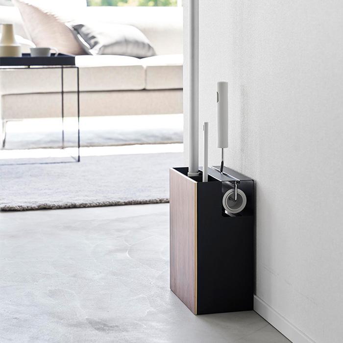 クリーナーツールオーガナイザーリン RIN 一括収納 フローリングワイパー ハンディワイパー カーペットクリーナー クリーナーツール収納 山崎実業 1745 1746 :3605-b650 ...