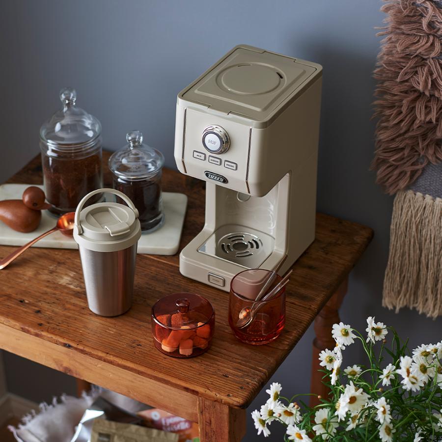 Toffy 10/19はP最大17%! toffy トフィー プレミアム ダイレクトドリップ アロマコーヒーメーカー K-CM12 間欠抽出 3段階 真空断熱 タンブラー ラドンナ ...