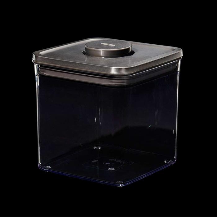 OXO（キッチン用品） OXO オクソー ステンレス ポップコンテナ ビッグスクエア ショート 2.6L 3118300 保存容器 密閉 調味料 食品 保存 キャニスター ストッカー : ヤマ ...