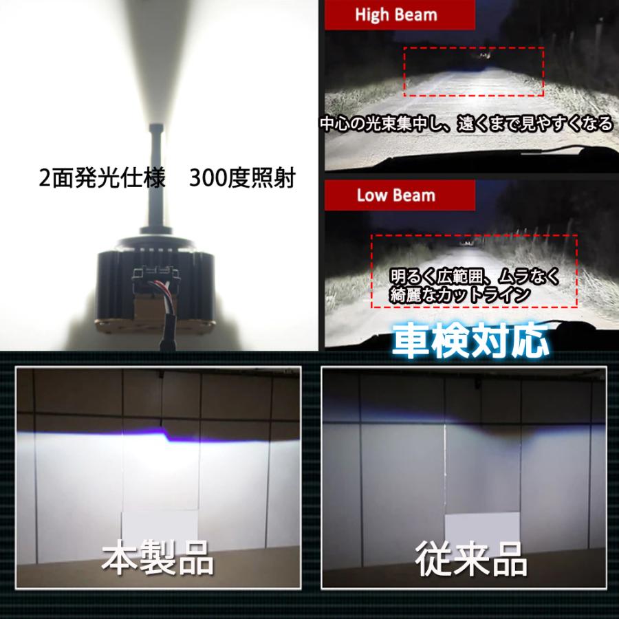e-auto fun LEDヘッドライト D2S/D2R兼用 35W専用 16000ルーメン 6000K ホワイト 新車検対応 純正HID交換 2本セット 1年保証 : e-auto fun ...