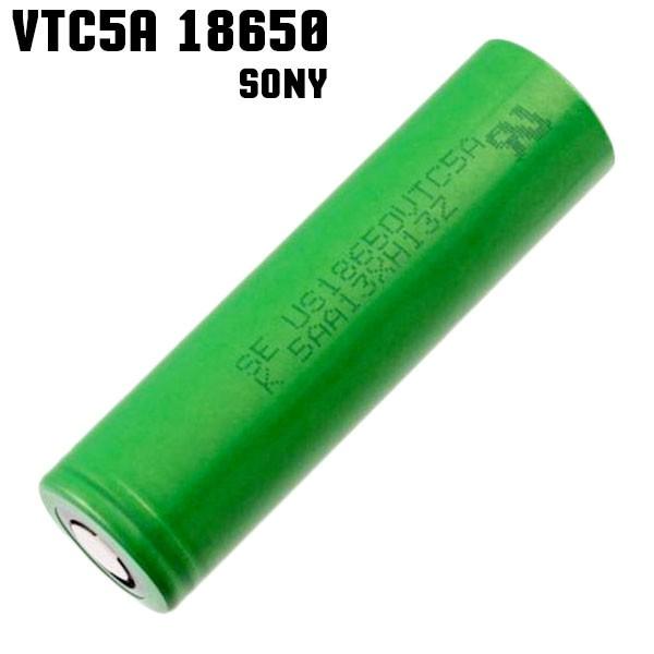 SONY リチウムイオン電池 バッテリー 18650 ソニー Sony VTC5 2600mAh 充電可 正規品保証 1個 ベイプ VAPE 電子タバコ 電子機器 PSE認証済 フラットトップ ...