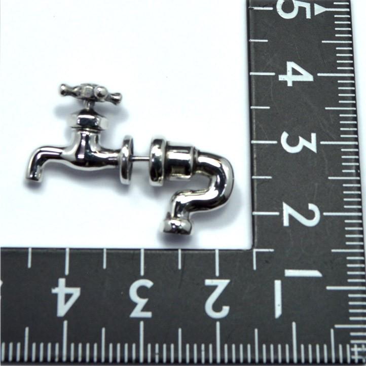 【片方】銀の蛇口ピアス 銀製 シルバー925 Silver925 (水道,水栓,配管,鋼管,アクセサリー)【svpias508-E102】 : ブライトネスシルバー - 通販 - Yahoo ...