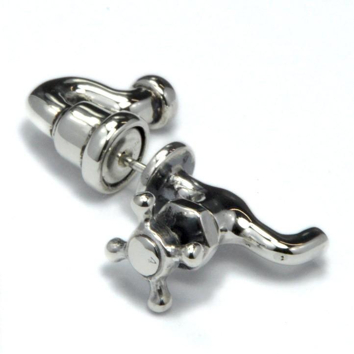 【片方】銀の蛇口ピアス 銀製 シルバー925 Silver925 (水道,水栓,配管,鋼管,アクセサリー)【svpias508-E102】 : ブライトネスシルバー - 通販 - Yahoo ...