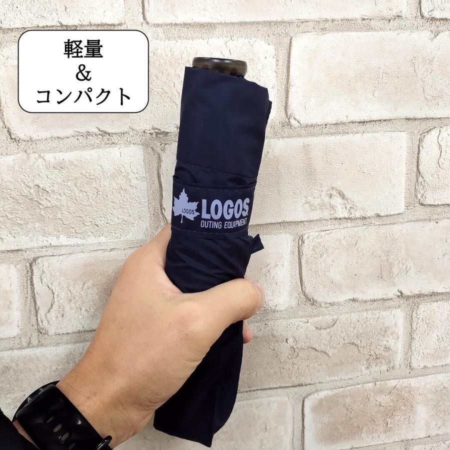 LOGOS 折りたたみ傘 軽量【117g】 メンズ ロゴス アウトドア uvカット ブランド 公式 正規品 晴雨兼用55cm 手開き 日傘 雨傘 キャンプ : ブロンズKYOTO - 通販 ...