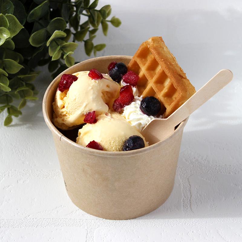 紙容器 KMカップ KM-110-520 本体 ナチュラル テイクアウト用 50個 :29318:e-cafe - 通販 - Yahoo!ショッピング