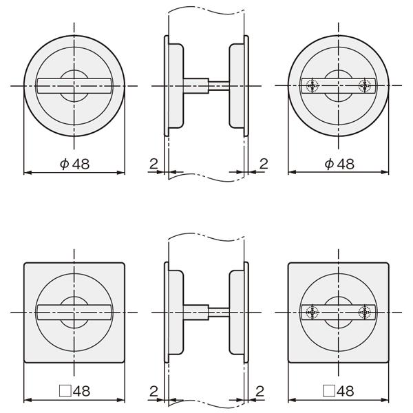 ATOM アトムリビンテック チューブラ鎌錠 TKS51 FT1 丸座 空錠 シルバー :atom-tks51-FT1-c:MONOYA - 通販 - Yahoo!ショッピング