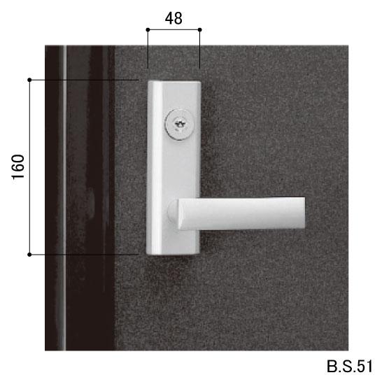 美和ロック YKKAP レバーハンドル 左右兼用 HHJ-0683 : MONOYA - 通販 - Yahoo!ショッピング