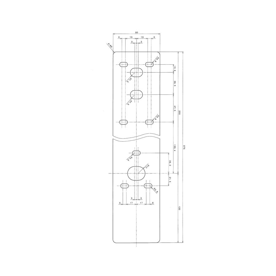 長沢製作所 KEYLEX4000 キーレックス4000 化粧プレート KP4-1 HL色 : MONOYA - 通販 - Yahoo!ショッピング