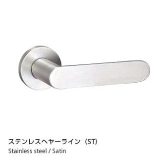 MIWA(美和ロック) LA用 55 レバーハンドル ステンレスヘヤーライン(ST) :miwa-KNB-55-ST:MONOYA - 通販 - Yahoo!ショッピング
