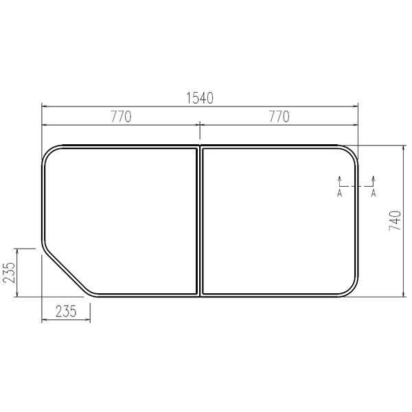 YFK-1574B(3)L LIXIL INAX 風呂ふた 組フタ : コネクト Yahoo!店 - 通販 - Yahoo!ショッピング