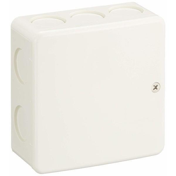 PVK-AFNM 未来工業 PVKボックス(Fタイプ) ノック×10 ミルキーホワイト 中型四角 浅型 : コネクト Yahoo!店 - 通販 - Yahoo!ショッピング