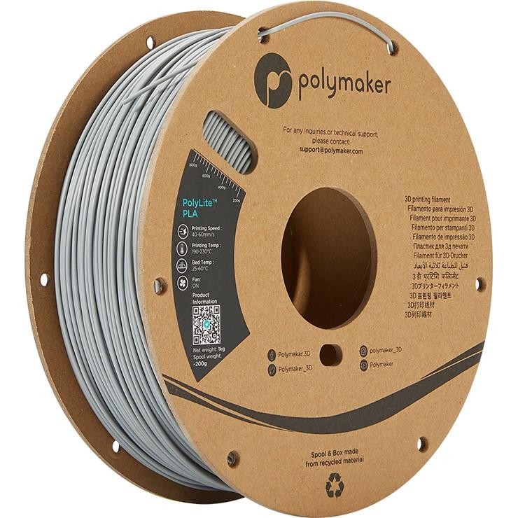 (メーカー直送) Polymaker 3Dプリンター用フィラメント PolyLite PLA 径1.75mm 1000g グレー PA02003 : コネクト Yahoo!店 - 通販 ...