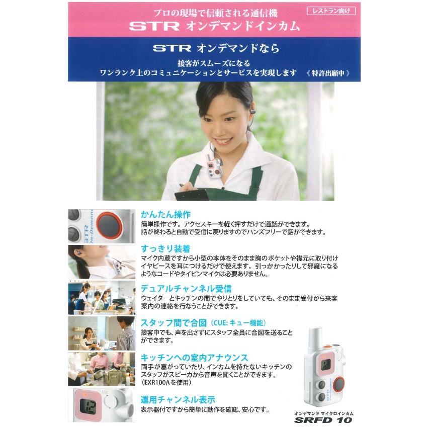 SRFD10B(SRFD-10B) STR オンデマンドマイクロインカム デュアルチャンネル受信対応 YAESU 八重洲無線 : e-connection - 通販 - Yahoo!ショッピング