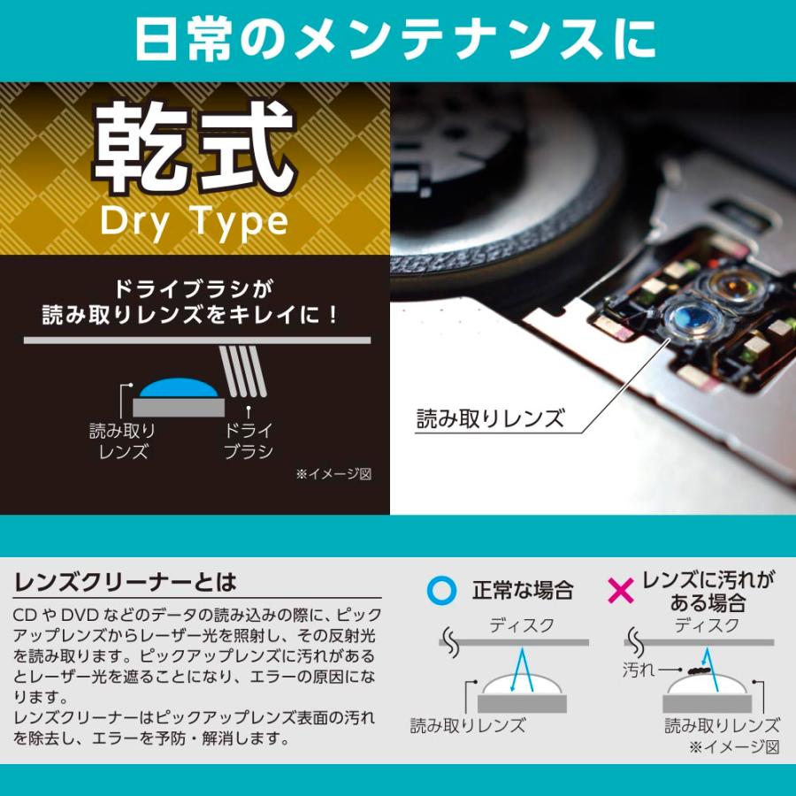 オーム電機 OA-MDVD-D マルチレンズクリーナー 乾式 映像ガイダンス付き [品番]01-7245 : いーでんネット ヤフー店 ...