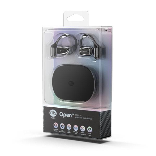 (nb)Audio Open+ ワイヤレスイヤホン オープンイヤー 耳を塞がない イヤホン Bluetooth ブルートゥース (OPN1-BK) : eイヤホン Yahoo!ショッピング店 ...