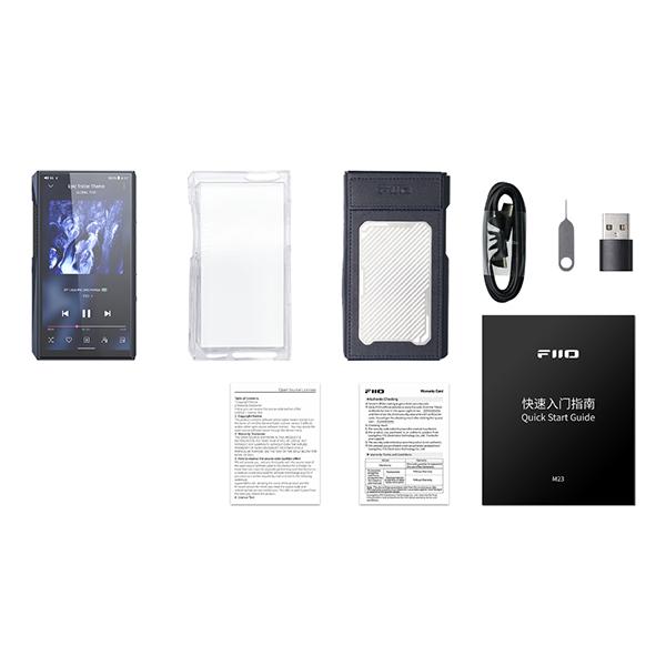 (4月26日発売予定) FIIO M23 (FIO-M23-B) ポータブル オーディオプレーヤー 音楽プレーヤー ハイレゾ Bluetooth ストリーミング Wi-Fi Android ...