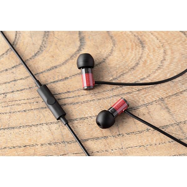 final (在庫限り) ファイナル E1000C RED 有線イヤホン イヤホン 有線 カナル型 マイク付き 小型 軽量 iPhone Android PC 3.5mm 3極 : eイヤホン ...