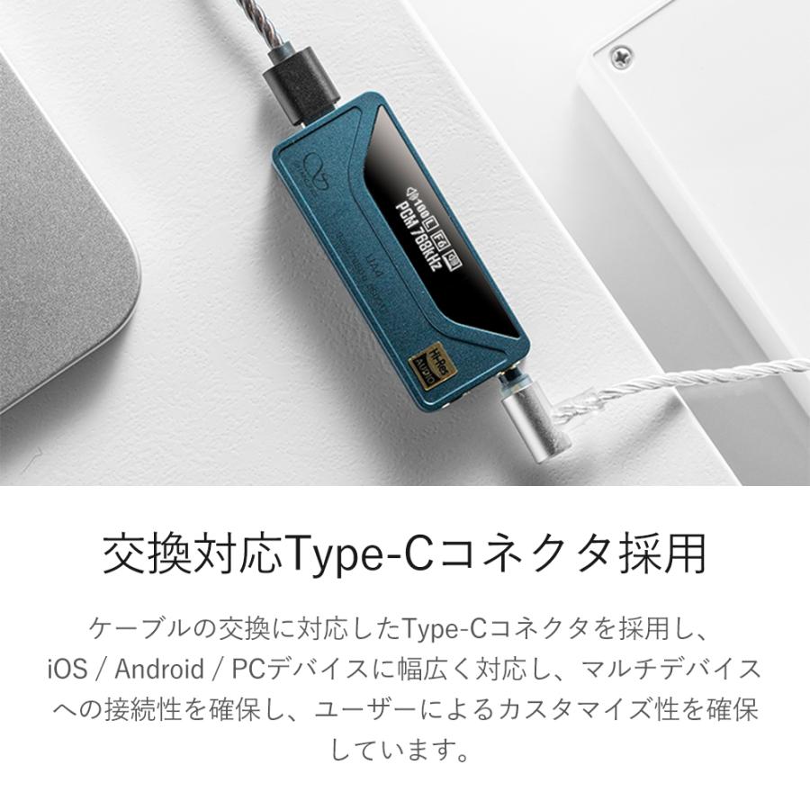 SHANLING UA4 チタニウム ヘッドホンアンプ USB DAC アンプ 3.5mm 4.4mm バランス接続可能 ディスプレイ搭載 シャンリン (送料無料 ...