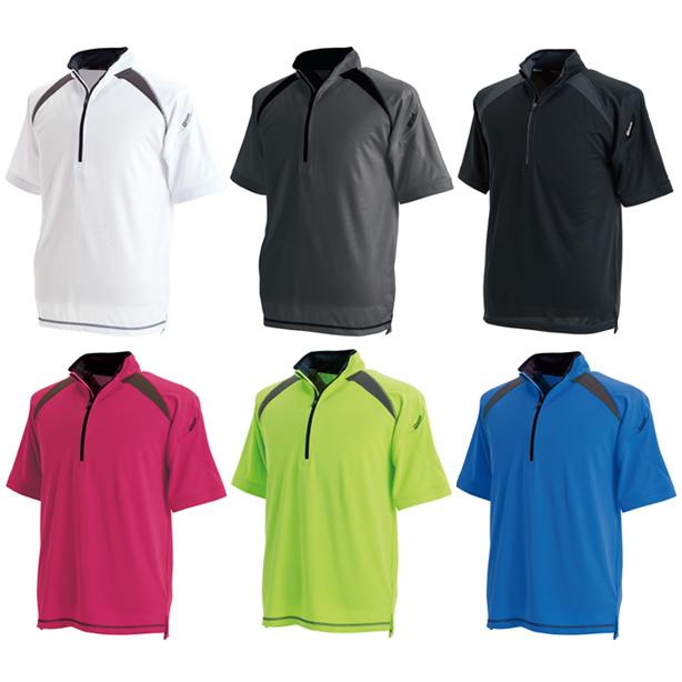 TSDESIGN 3015 ショートスリーブ ハーフジップ半袖ポロシャツ : 2094 : ユニフォームのフクヨシ - 通販 - Yahoo!ショッピング