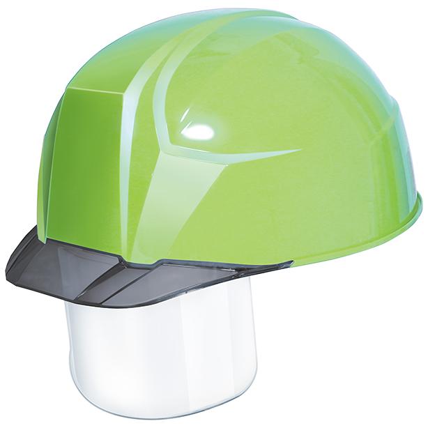 AA23-CS 軽神ヘルメット【ライナーあり/通気孔なし/シールド付】 : ユニフォームのフクヨシ - 通販 - Yahoo!ショッピング