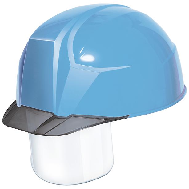 AA23-CS 軽神ヘルメット【ライナーあり/通気孔なし/シールド付】 : ユニフォームのフクヨシ - 通販 - Yahoo!ショッピング