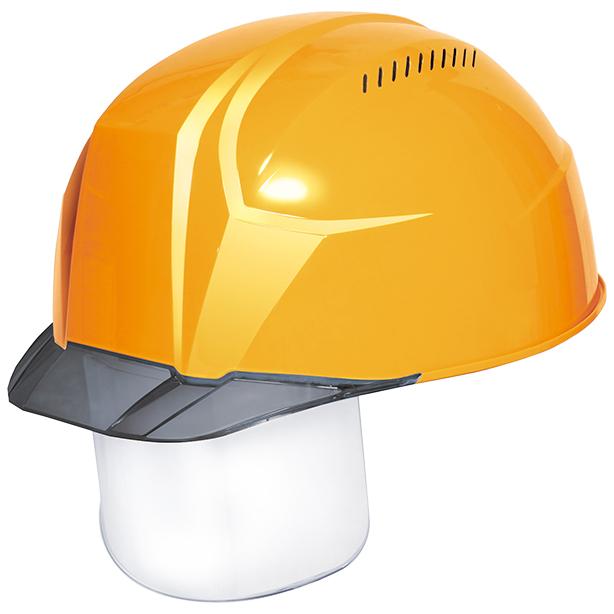 AA23-CSV 軽神ヘルメット【ライナーあり/通気孔あり/シールド付】 : ユニフォームのフクヨシ - 通販 - Yahoo!ショッピング