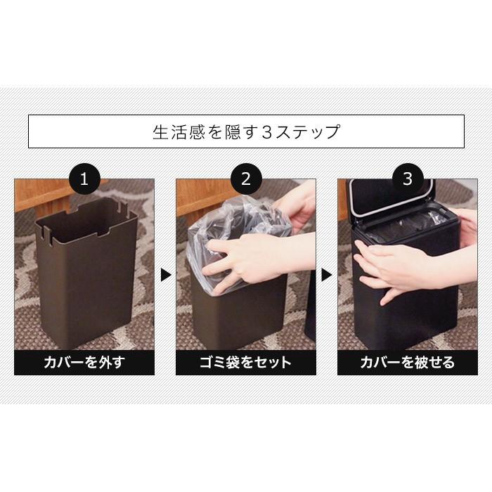 ideaco チューブラー ミディアム フラップ ゴミ箱 イデアコ 3L リットル ふた付き 蓋つき ごみ箱 ごみばこ ダストボックス 密閉 スリム : インテリアショップe-goods ...