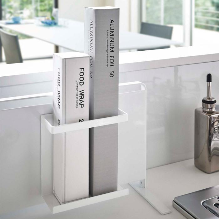 tower マグネットラップホルダー タワー スリム 5144 5145 おしゃれ 便利グッズ 壁面収納 キッチン雑貨 ラップホルダー 山崎実業 【正規品】 : インテリアショップe ...