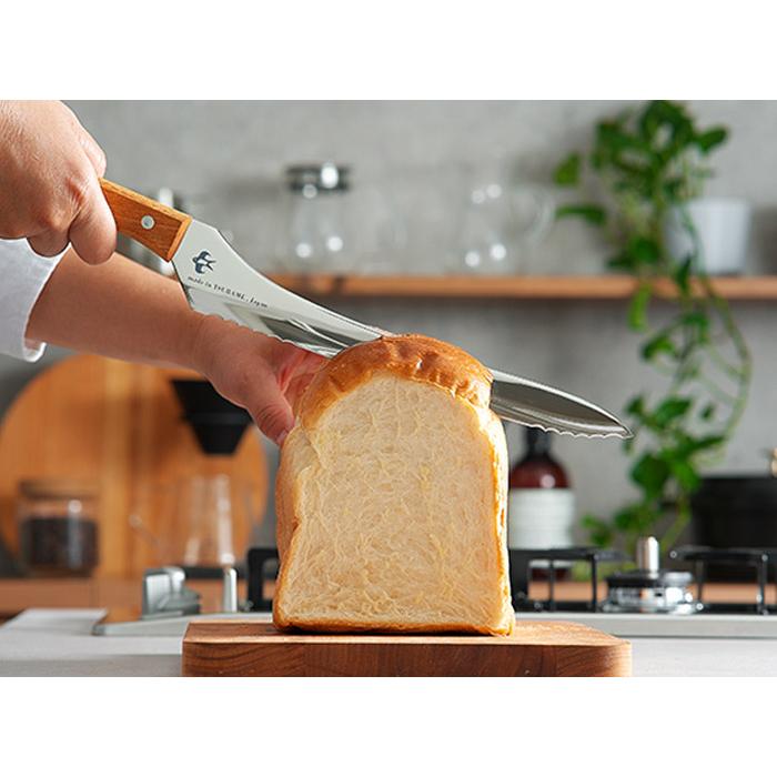 つばめのパンナイフ ミニ 16.5cm A-78125 パン切り包丁 燕市 燕三条 包丁 パン切りナイフ パン切 日本製 ブレッドナイフ おしゃれ 直刃 波刃 刃渡り : インテリアショップe ...
