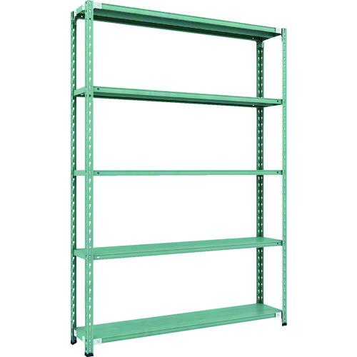 (大型)TRUSCO 115-5217 CB-7535-GN CB型セミボルトレス軽量棚 1500X300XH21005段 グリーン 1155217 :115-5217:ハカル.com ...
