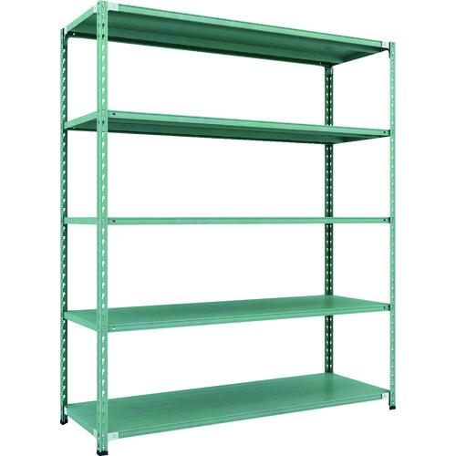 (大型)TRUSCO 115-5227 CB-7665-GN CB型セミボルトレス軽量棚 1800X600XH21005段 グリーン 1155227 :115-5227:ハカル.com ...
