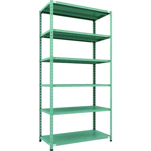 TRUSCO中山 (大型) TRUSCO 115-5246 CB-8466-GN CB型セミボルトレス軽量棚 1200X600XH2400 6段 グリーン 1155246 : ハカル.com ...