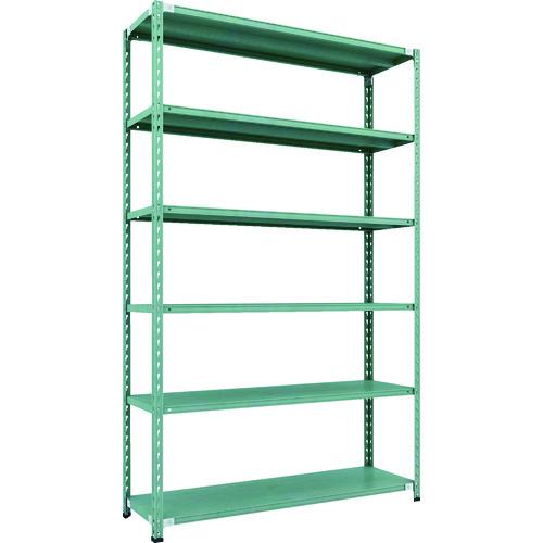 TRUSCO中山 (大型) TRUSCO 115-5250 CB-8546-GN CB型セミボルトレス軽量棚 1500X450XH2400 6段 グリーン 1155250 : ハカル.com ...