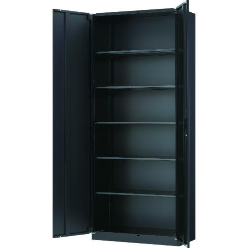 (大型)TRUSCO 194-7843 UHBK-21B ユニット型壁面書庫 両開キ H2160 アジャスター付 BK色 1947843 : ...