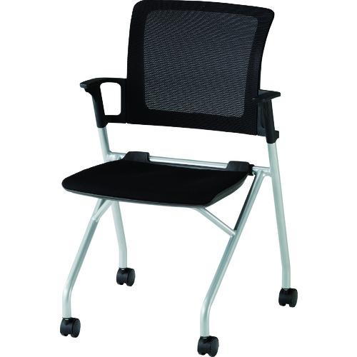 (大型)TRUSCO 207-2932 CMC-BK コンパクトミーティングチェア ブラック 2072932 :207-2932:ハカル.com・Yahoo!店 - 通販 - Yahoo!ショッピング