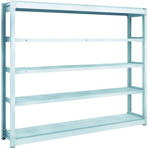 TRUSCO中山 (大型) TRUSCO 207-5247 TUG100-56K-5 TUG型軽量ボルトレス棚 100kg 単体型 1840×324×H1500 5段 2075247 : ハ ...