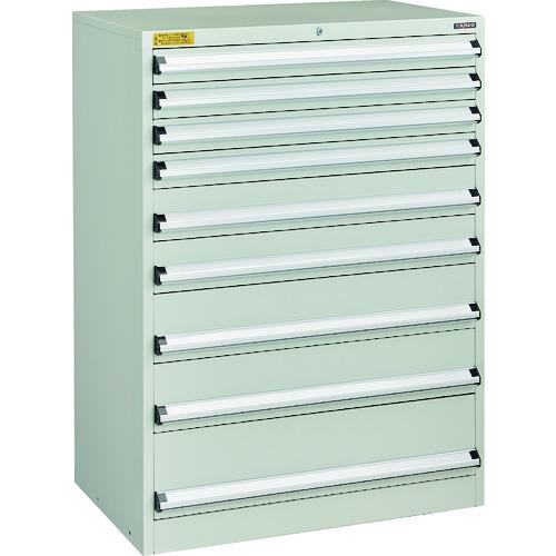 TRUSCO中山 (大型) TRUSCO 215-2848 VE9S-1201-W VE9S型中量キャビネット 880X550XH1200 引き出し9段 ホワイト色 2152848 : ハカル ...