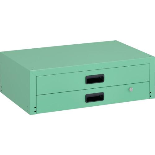 TRUSCO中山 (大型) TRUSCO 240-7688 RBW-75X YG ツールワゴン ラビットワゴン用2段引出 700X450 ヤンググリーン 2407688 : ハカル.com ...